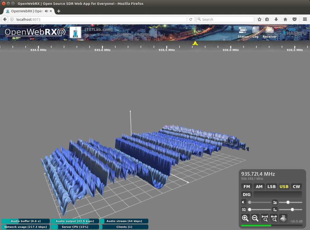 OpenWebRX + SDR - Giải pháp chia sẻ dữ liệu vô tuyến