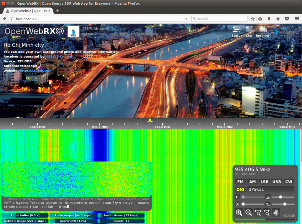 openwebrx_web_interface - t17lab.com