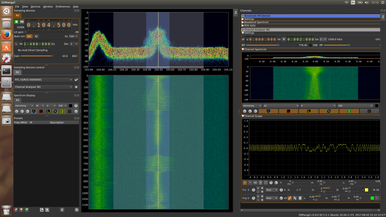 Sử dụng SDRAngel trong thu/phát tín hiệu vô tuyến - t17lab.com